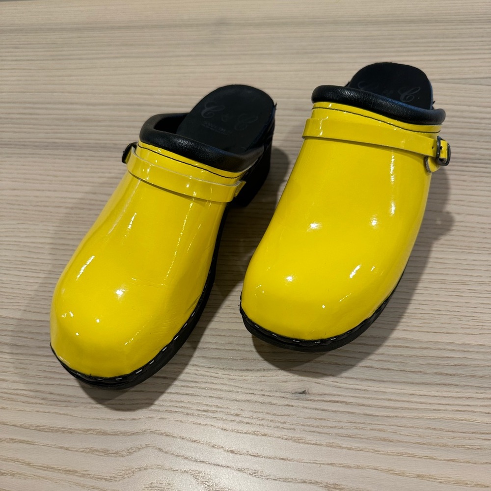Yellow C & C Swedish Clogs - Gem